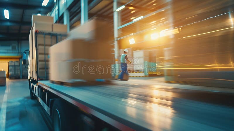 Generative AI Outside of Logistics Distributions Warehouse Diverse Team ...