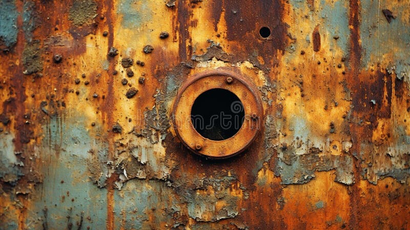 Generative AI, Oxidized Elegance Stock Illustration - Illustration of ...