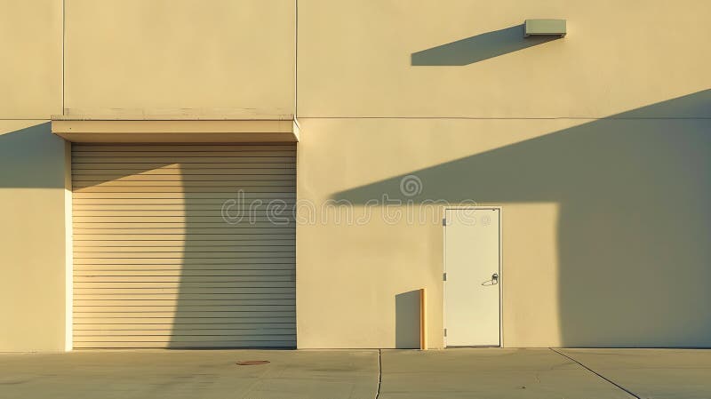 Generative AI a Part of the Exterior Facade of a Generic Small Building ...
