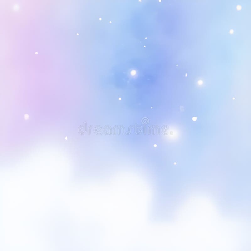 Pastel Cosmic Fantasy Background. Generative AI. Stock Illustration ...