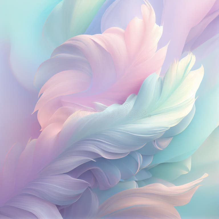 Generative AI:pastel Texture in Tones Pink, Green, Blue, Withe Purple and Red Stock Illustration ...