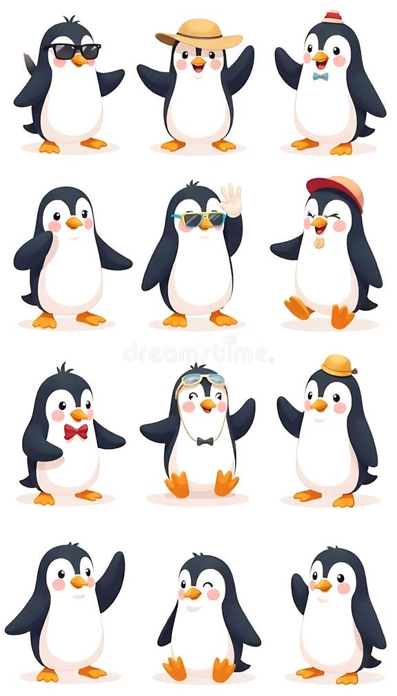 Generative AI Penguin Poses: a Collection of Adorable AI-Generated ...