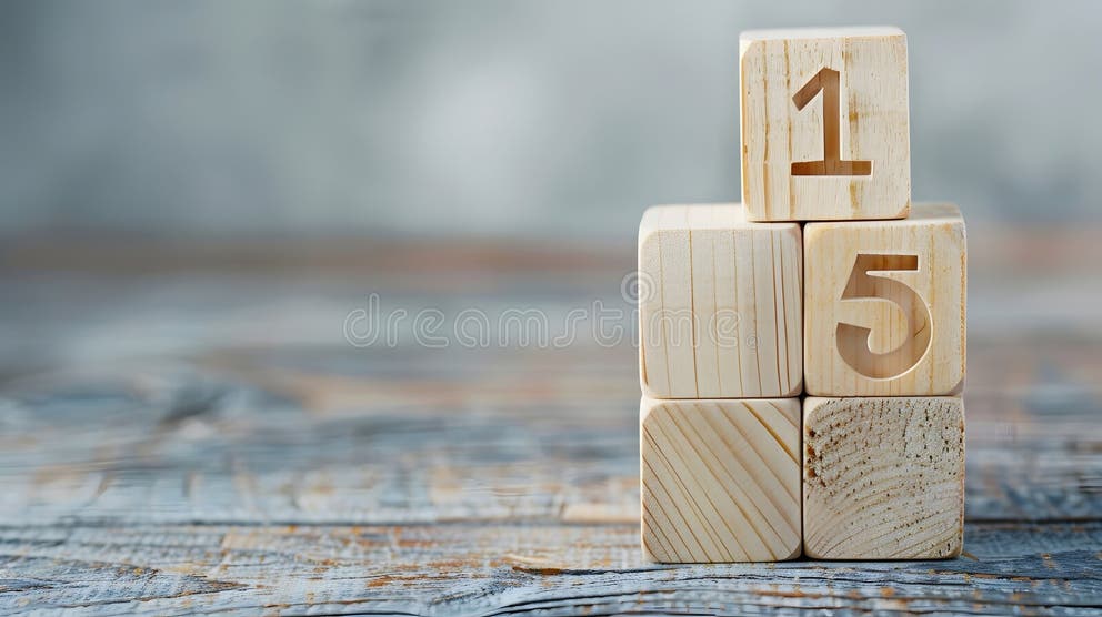 Generative AI Plus Sign in Wooden Cube Block Stack Added Value Benefits ...