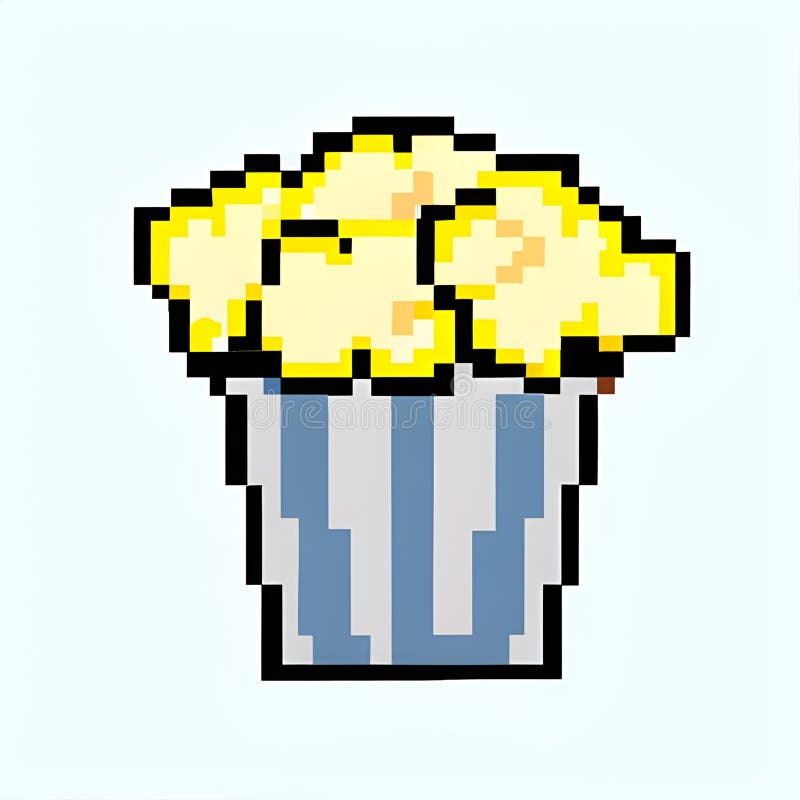 Popcorn Pixel Stock Illustrations – 216 Popcorn Pixel Stock Illustrations, Vectors & Clipart ...