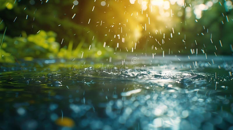 Generative AI after the Rain Business Concept. Stock Illustration ...