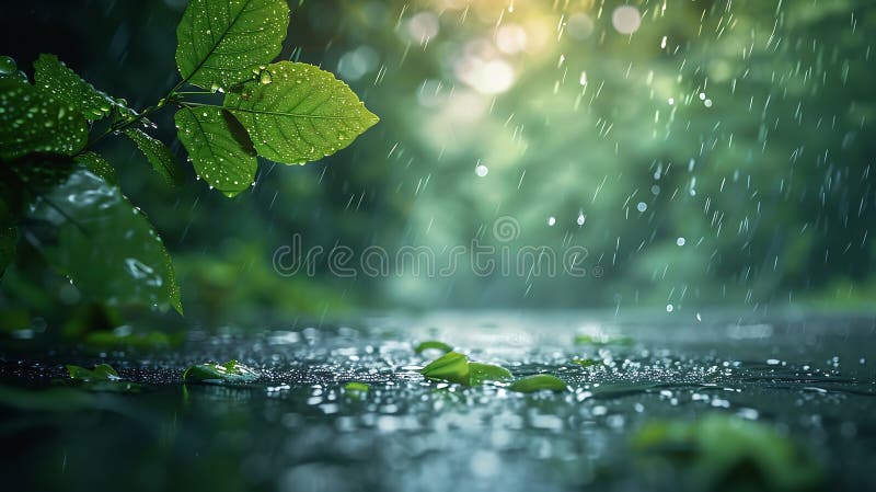 Generative AI after the Rain Business Concept. Stock Illustration ...