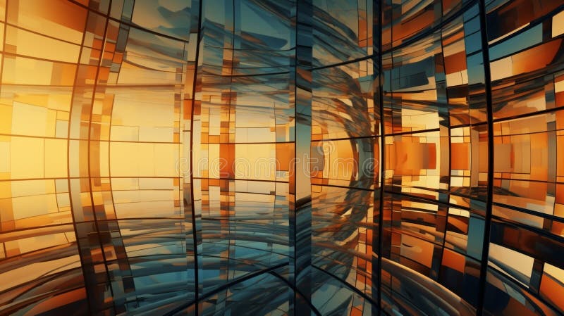 Generative AI, Reflections Unbound Stock Illustration - Illustration of ...