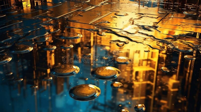 Generative AI, Reflective Surprises Stock Illustration - Illustration of abstract, hidden: 281513171