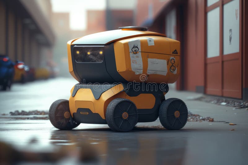 Box Food Robot Cartoon Stock Illustrations – 158 Box Food Robot Cartoon ...