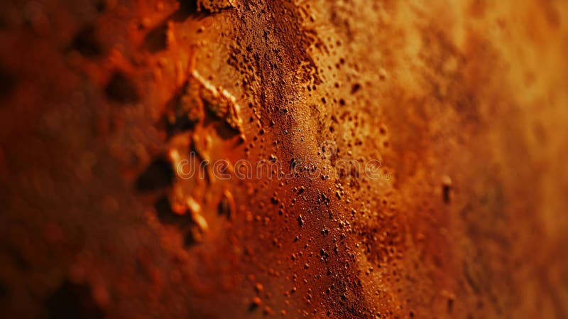 Generative AI Rusty Metal Background Rust Texture Orange Red Brown ...