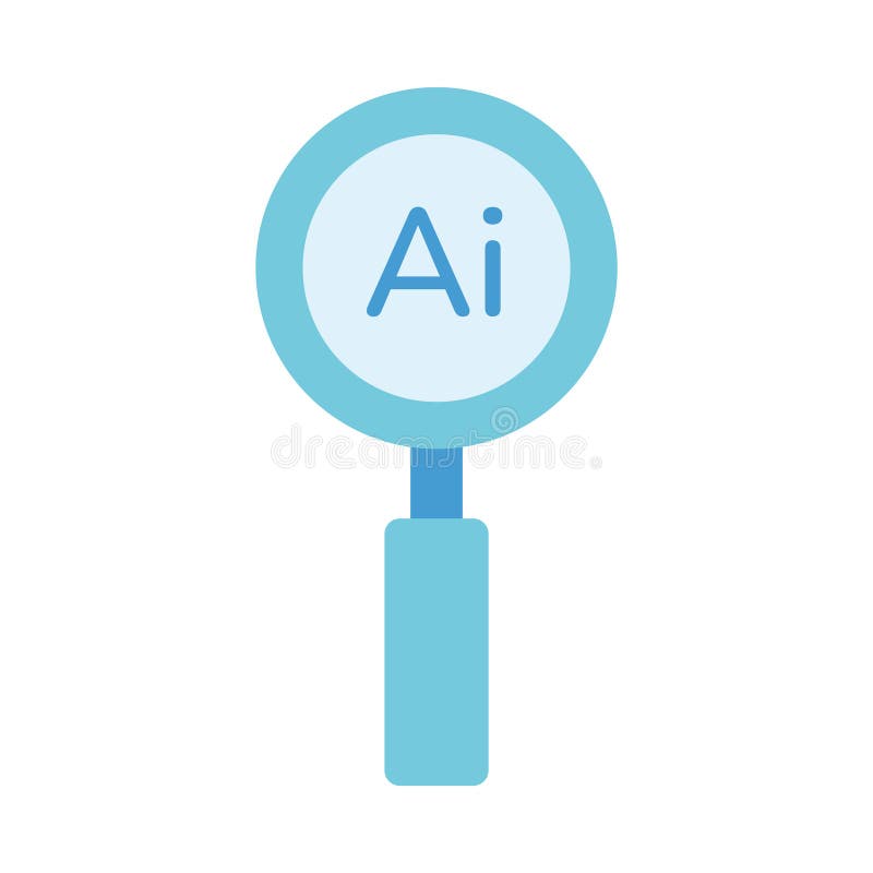 Generative AI search icon stock illustration. Illustration of vector ...