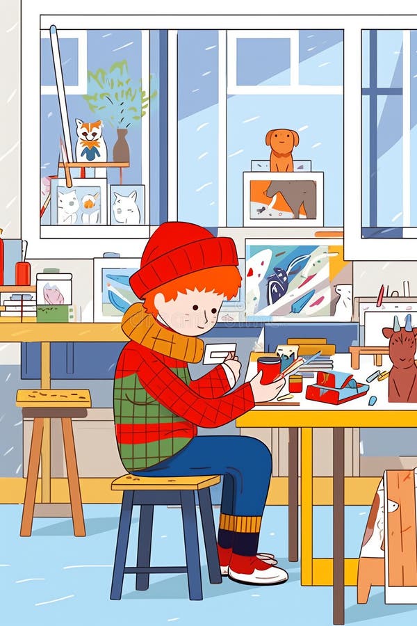 Generative AI Sewing Clothes Textile Factory- Stock Illustration ...