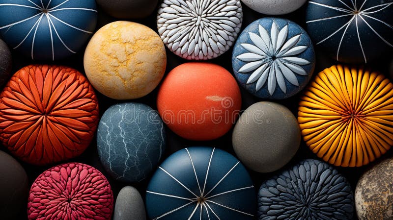 Generative AI, Shoreline Symphony Stock Illustration - Illustration of ...