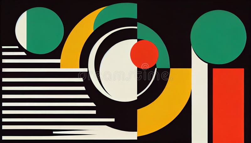 Generative AI, Simplicity in Color: a Bold and Eye-Catching Geometric ...