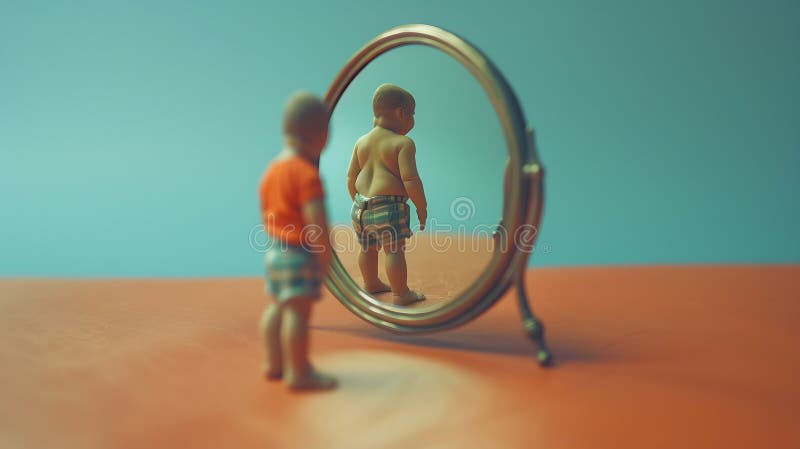 Generative AI Small Pawn Looking in the Mirror and Seeing Itself Fat ...