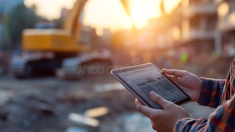 Generative AI Smart Construction Project Management System ConceptHands ...