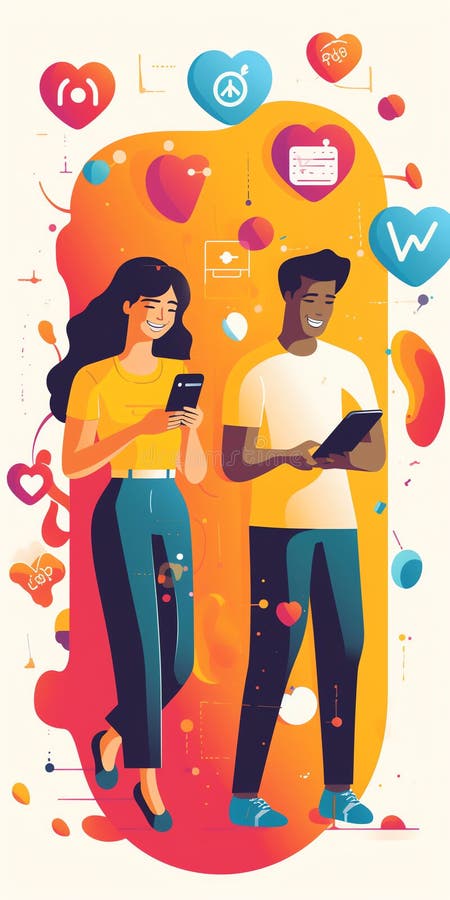 Generative AI Social Networking Virtual Relationships- Stock ...