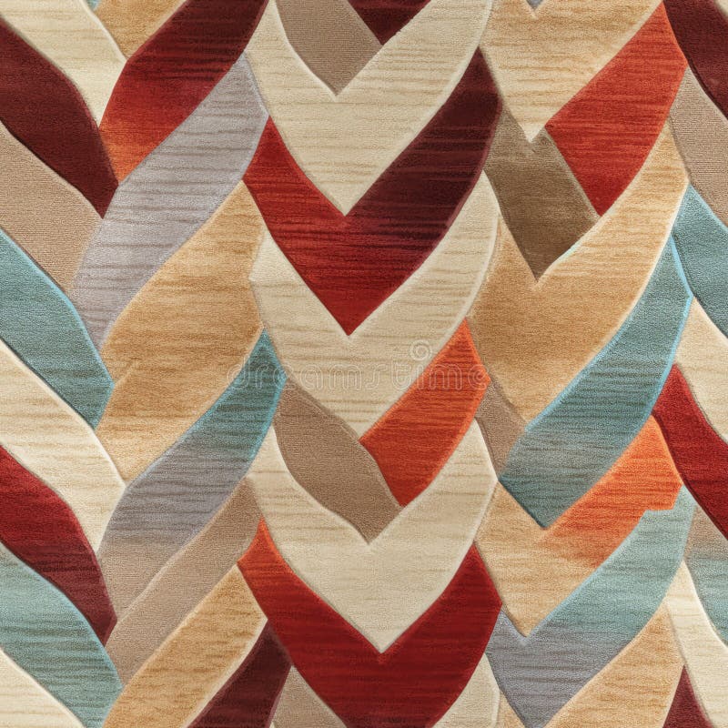 Generative AI Specially Designed Carpet Modern- Stock Illustration ...