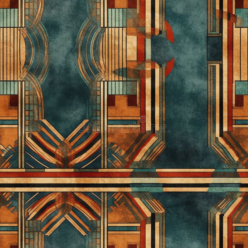 Generative AI Specially Designed Carpet Modern- Stock Illustration ...