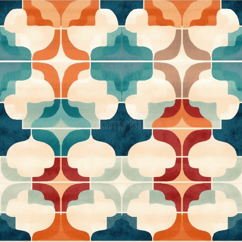Generative AI Specially Designed Carpet Modern- Stock Illustration ...