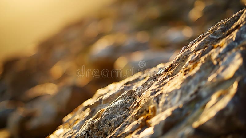 Generative AI Stone Surface in the Mountains Selective Focus Business ...