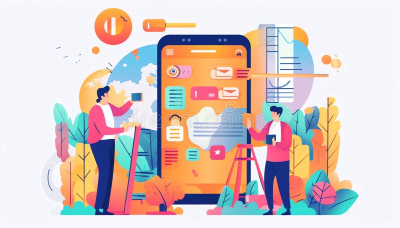 Generative AI Subscription Business Model As- Stock Illustration ...