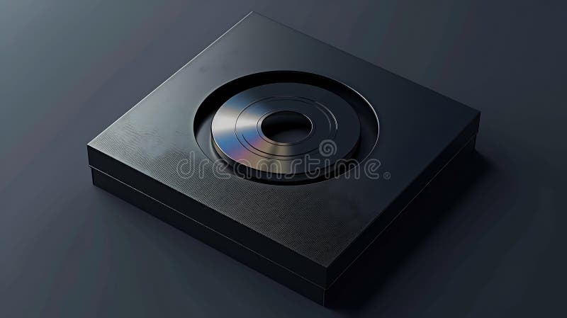 Generative AI Super Jewel Case with Cd Inside Cd Box Mockup Template ...
