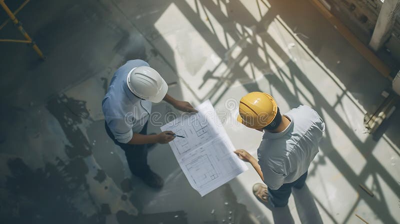 Generative AI Team of Engineer and Architect Measuring and Discussing Every Detail of ...