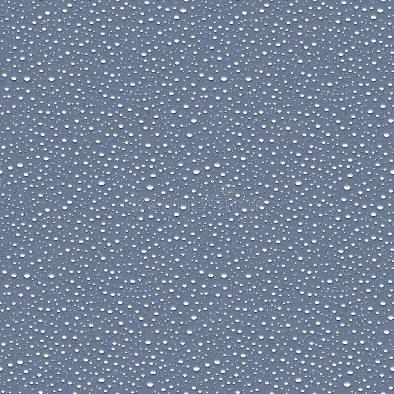 Generative Ai. Texture of Water Drops on Blue Plastic. Seamless ...