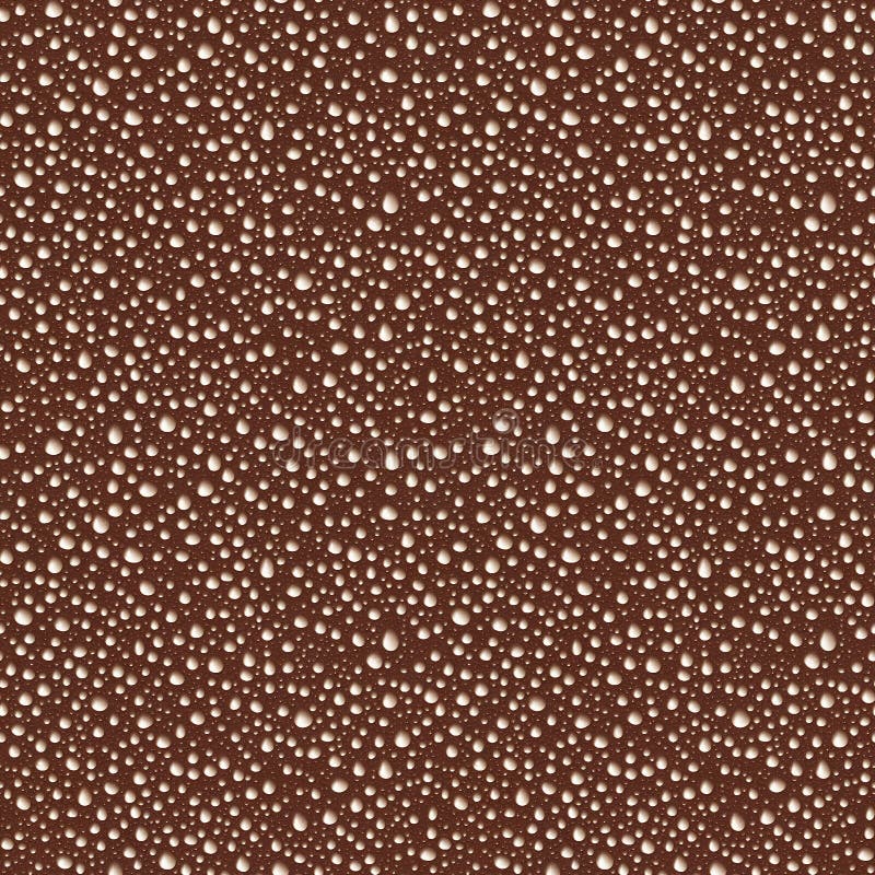 Generative Ai. Texture of Water Drops on Brown Plastic. Seamless ...