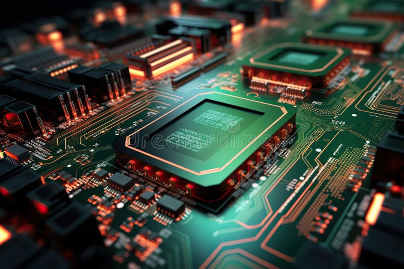 Generative Ai on Theme of Beautiful Surface Microchip for Design ...