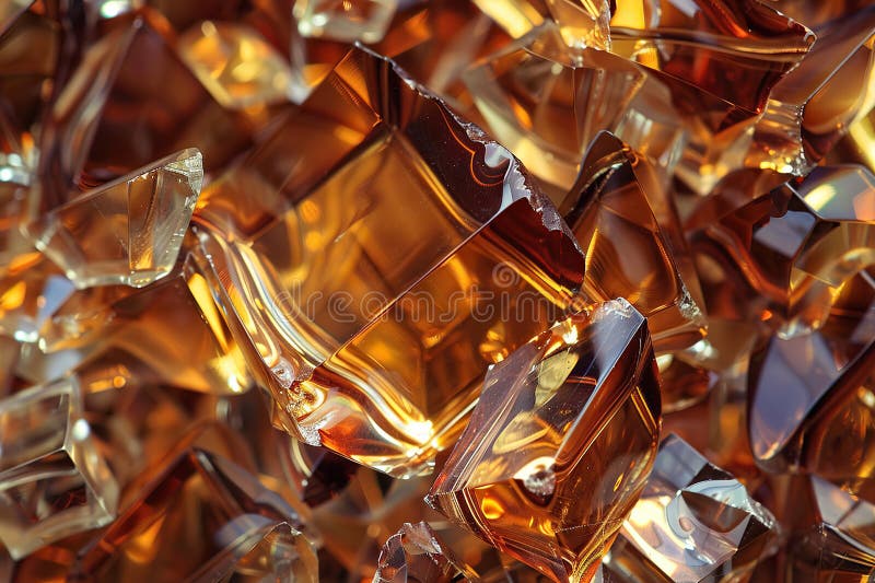 Generative Ai On Theme Of Beautiful Texture Broken Glass For Design Natural Abstract Background