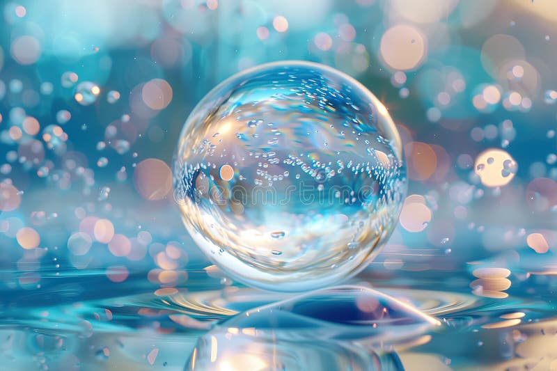 Generative Ai on Theme of Beautiful Texture Clean Water for Design ...