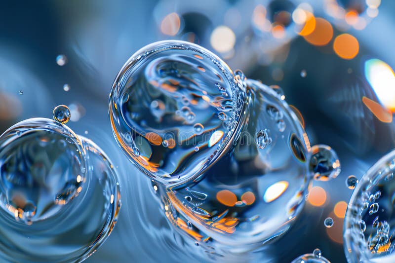 Generative Ai on Theme of Beautiful Texture Clean Water for Design ...