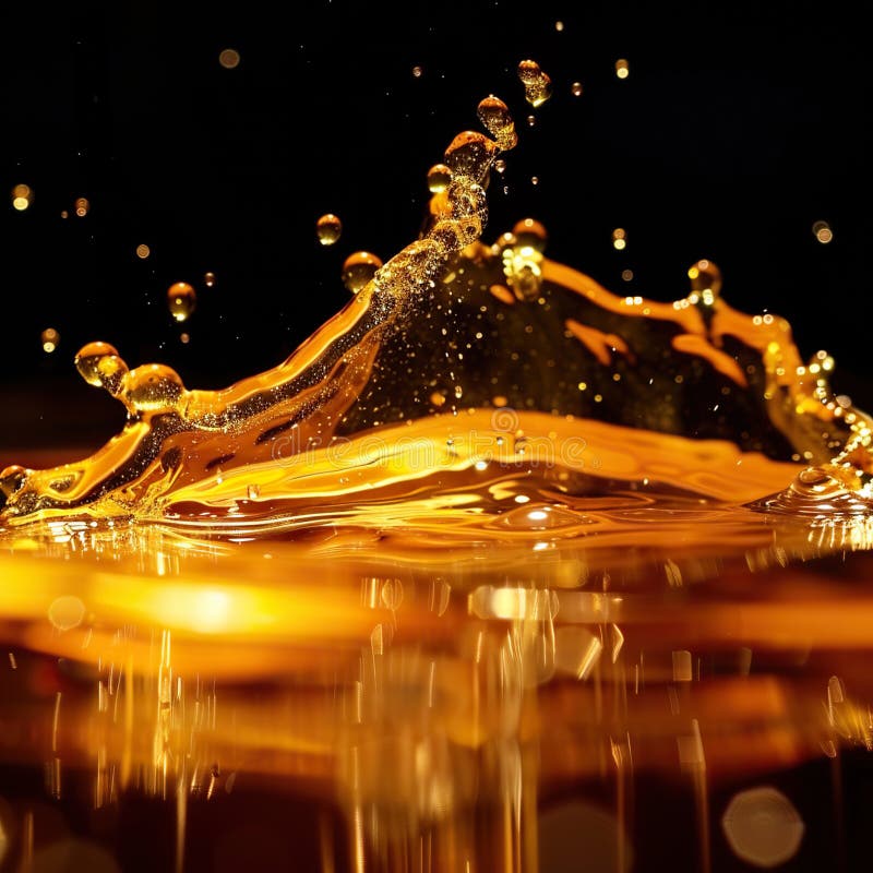 Generative Ai on Theme of Beautiful Texture Surface Motor Oil, Design ...