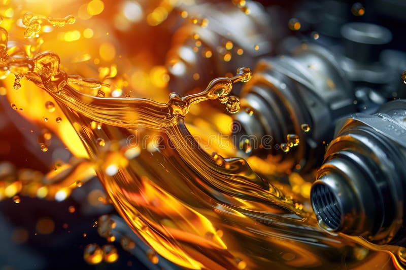 Generative Ai on Theme of Beautiful Texture Surface Motor Oil, Design ...