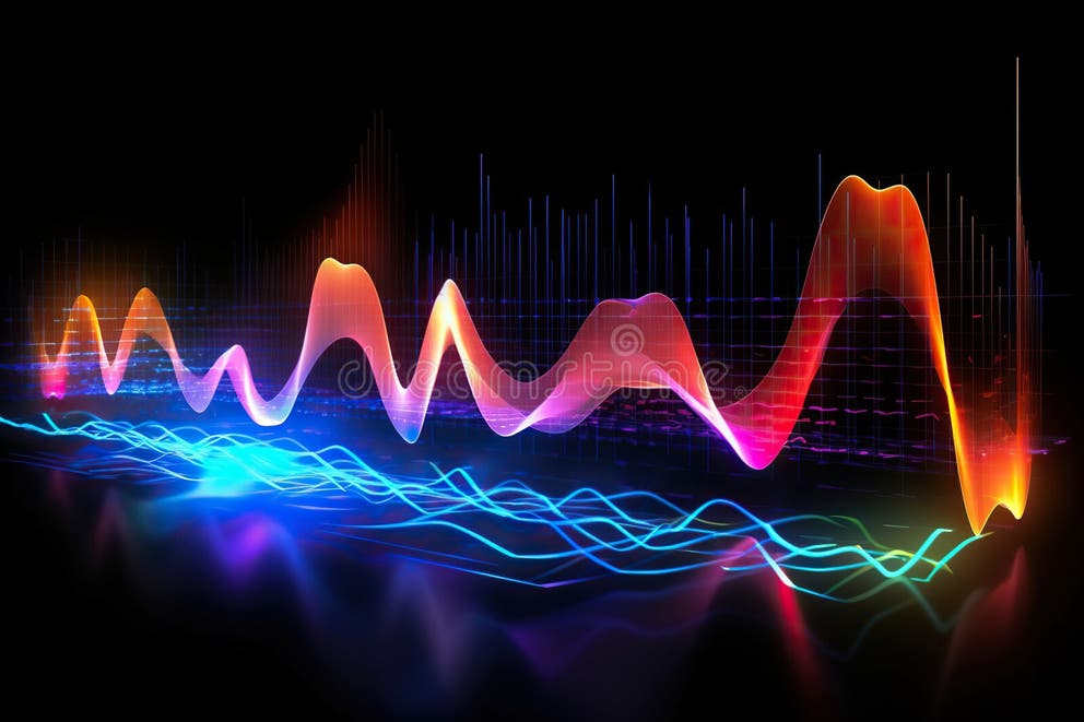 Generative Ai on Theme Modern Musical Wave Equalizer Showing Volume on ...