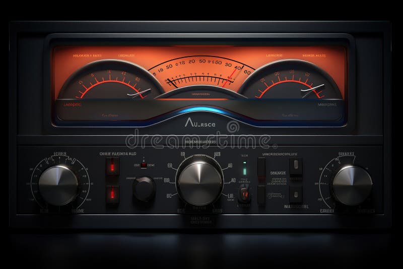 Generative Ai on Theme Modern Musical Wave Equalizer Showing Volume on ...