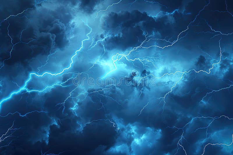 Generative Ai on Theme of Scary Bright Electric Lightning Bolt with ...