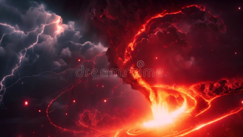 Generative Ai on Theme of Scary Ominous Huge Hurricane Tornado ...