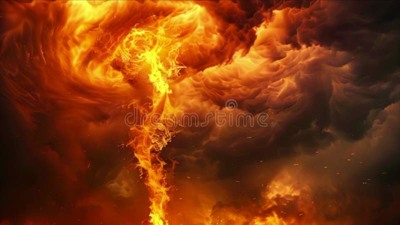 Generative Ai on Theme of Scary Ominous Huge Hurricane Tornado ...