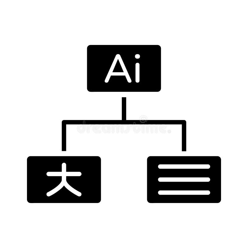 Generative AI Translation Icon Stock Illustration - Illustration of ...
