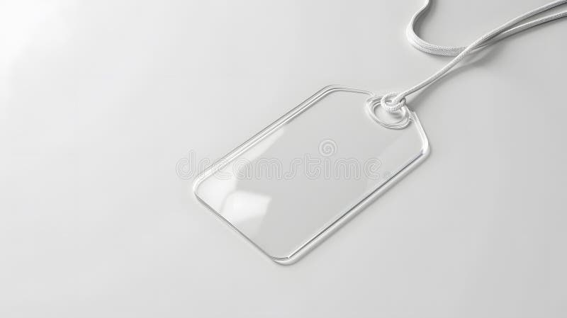 Generative AI Transparent Badge Mockup Isolated on White Background ...