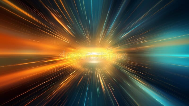 Generative AI, Velocity of Vision Stock Illustration - Illustration of ...