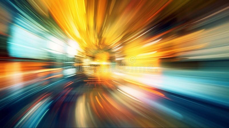 Generative AI, Velocity of Vision Stock Illustration - Illustration of ...