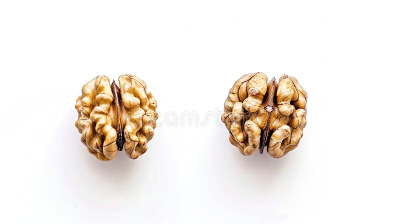 Generative AI Walnuts Isolated Walnut Kernel Nut on White Background ...