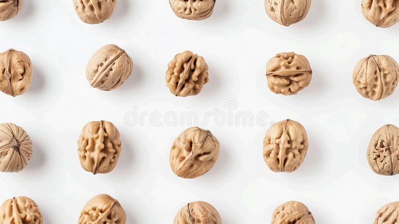 Generative AI Walnuts Isolated Walnut Kernel Nut on White Background ...