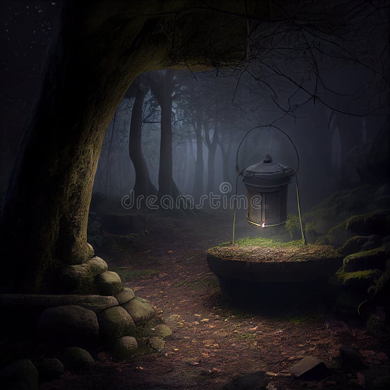 Magic Well Forest Stock Illustrations – 357 Magic Well Forest Stock ...