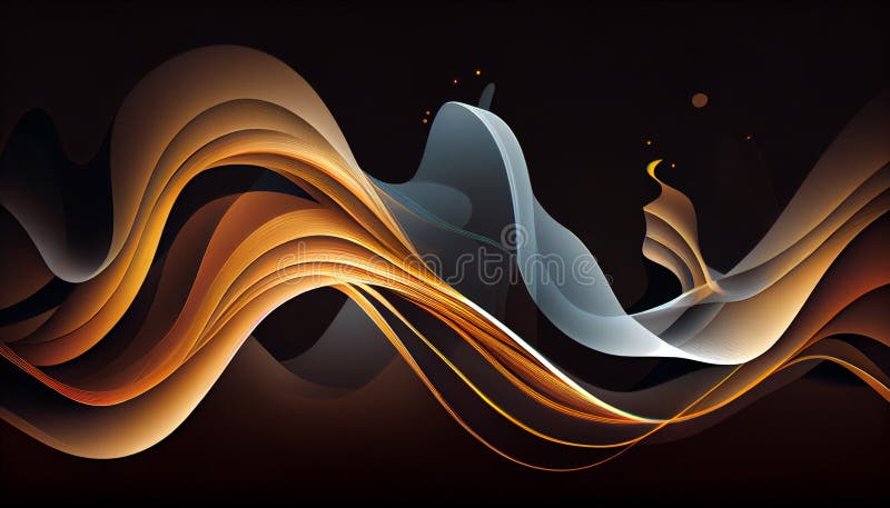 Generative AI, Waveform Odyssey: an Abstract Background of Dynamic Wave ...