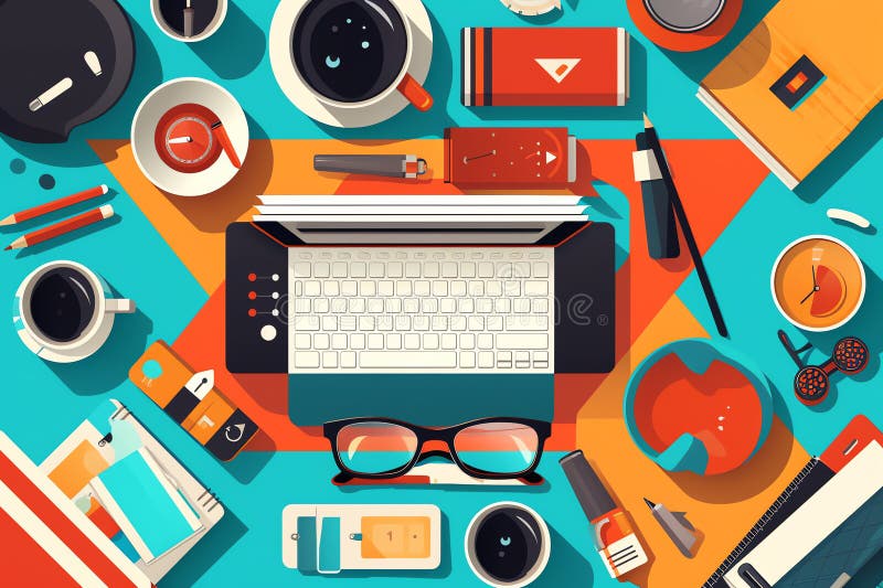 Generative AI Website Construction- Stock Illustration - Illustration ...